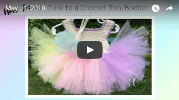 Free Rainbow Sherbet Crochet Tutu Dress Pattern | Crochet Tutu Pattern