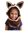Free Hooded Fox Cowl Crochet Pattern | Quick & Easy Fox Cowl Pattern