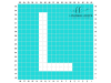 Letter L Graph | Free Crochet Pattern | Alphabet Crochet Baby Blanket