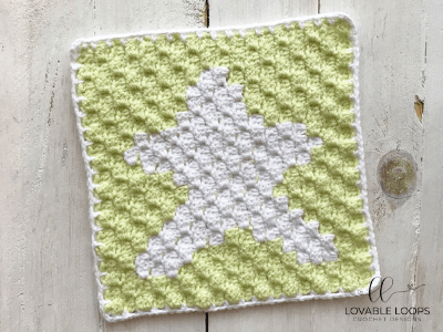 Star Graph | Free Crochet Pattern | Alphabet Crochet Baby Blanket