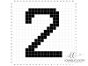 Number Two Graph | Free Crochet Pattern | Calculator Crochet Blanket