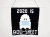 2020 is BOO-SHEET c2c free crochet pattern | Halloween crochet pattern