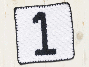 Number One Graph | Free Crochet Pattern | Calculator Crochet Blanket