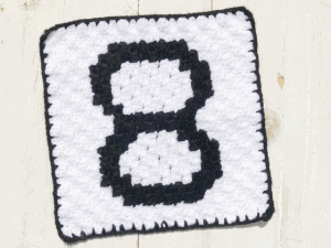 Number Eight Graph | Free Crochet Pattern | Calculator Crochet Blanket