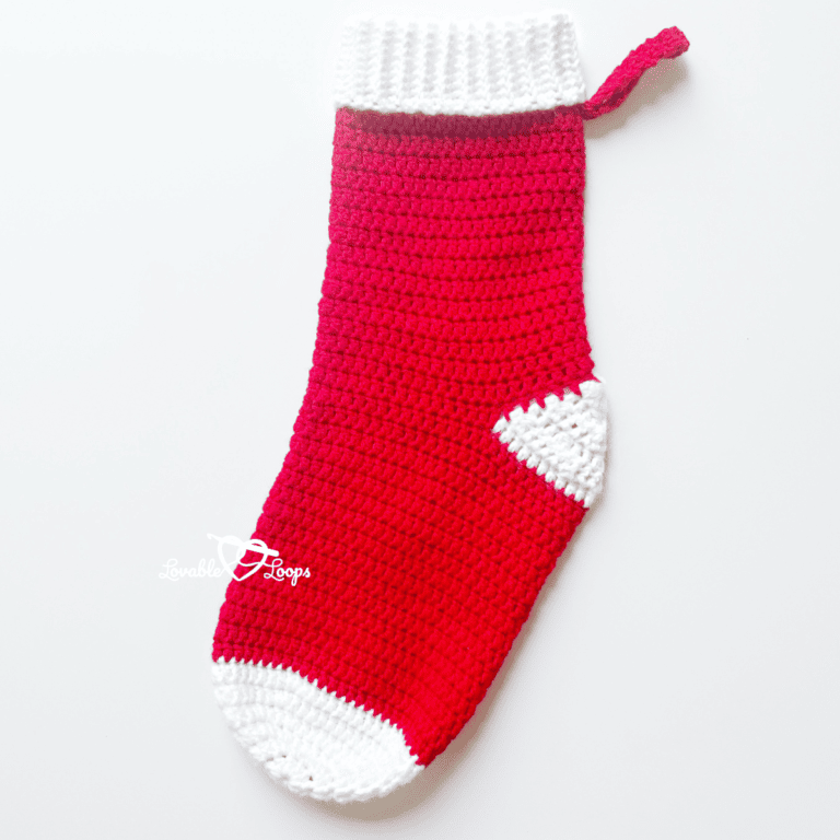 Crochet Stocking Pattern for Beginners (Free & Easy)
