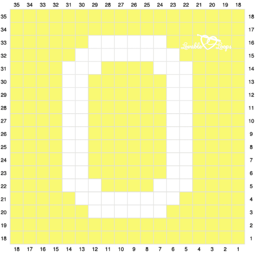 Letter O Crochet Pattern- Crochet Letter Patterns