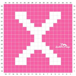 Letter X Crochet Pattern- Crochet Letter Patterns