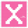 Letter X Crochet Pattern- Crochet Letter Patterns