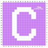 Letter C Crochet Pattern- Crochet Letter Patterns