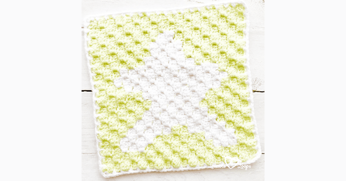 c2c Crochet Star Pattern- Crochet Letter Patterns