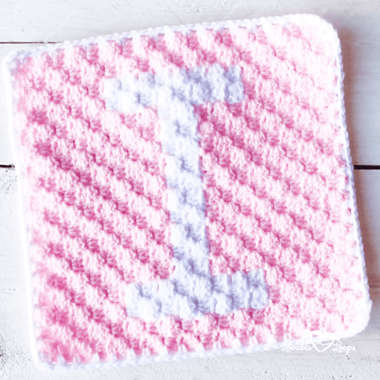 Letter I Crochet Pattern- Crochet Letter Patterns
