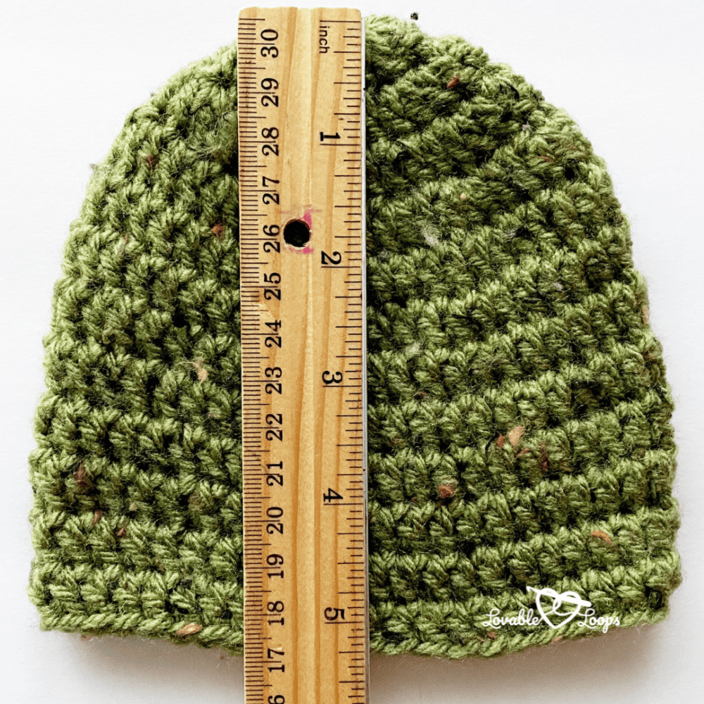 Double Crochet Stitch Beanie Pattern for Beginners (free)