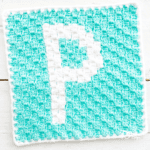 Letter P Crochet Pattern- Crochet Letter Patterns
