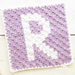 Letter R Crochet Pattern- Crochet Letter Patterns