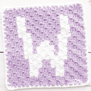 Letter W Crochet Pattern- Crochet Letter Patterns