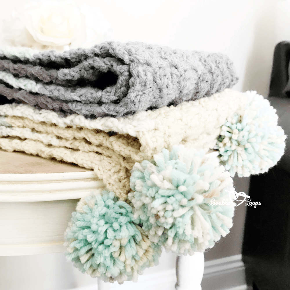 c2c Crochet Scarf Pattern (Free & Easy)