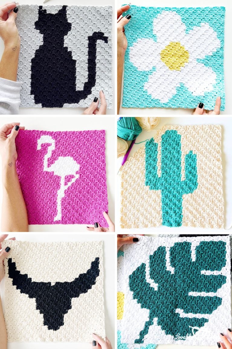Free C2C Crochet Patterns for Beginners (easy & unique)