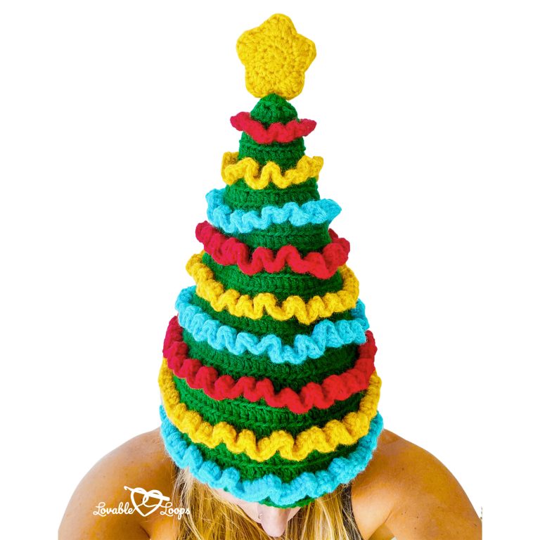 Festive Crochet Christmas Tree Hat Pattern (Free & Easy)