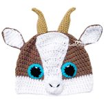Cute Crochet Goat Hat Pattern for Beginners (Free & Easy)