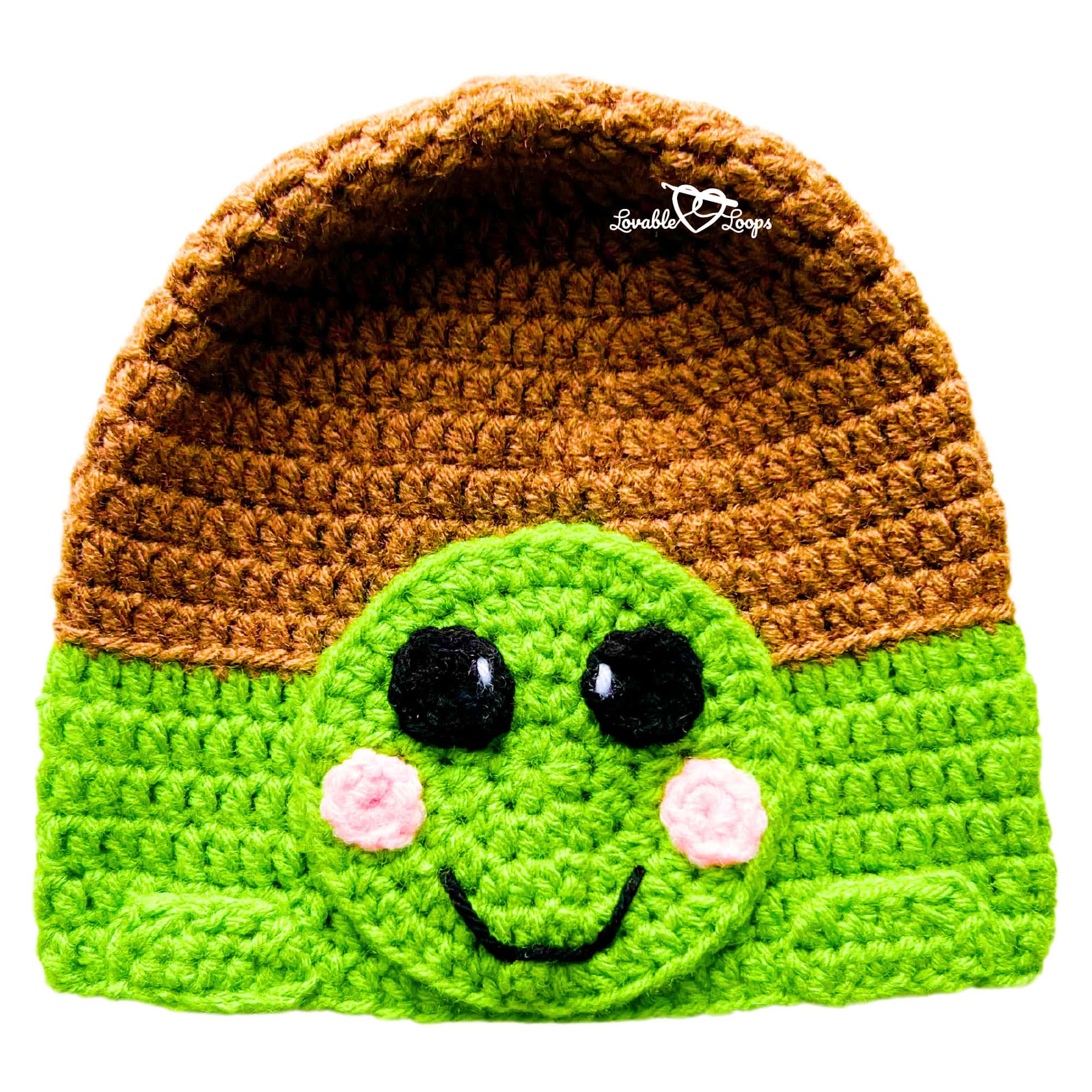 Cute Crochet Turtle Hat Pattern for Beginners (free & easy)