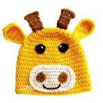 Cute Crochet Giraffe Hat Pattern for Beginners (free & easy)
