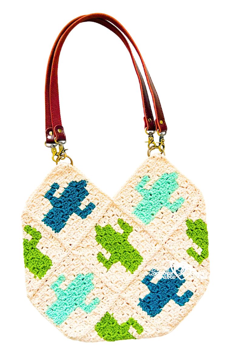 Cool Cactus Crochet Bag Pattern for Beginners (Free & Easy)