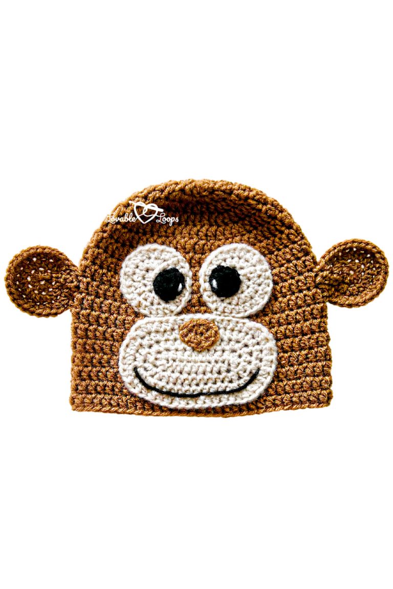 Cute Crochet Monkey Hat Pattern for Beginners (Free & Easy)