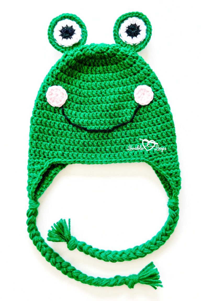 Cute Crochet Frog Hat Pattern for Beginners (Free & Easy)