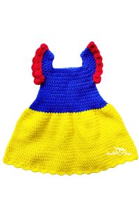 Cute Crochet Snow White Dress Pattern Free + Video Tutorial