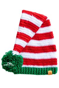 6 Sizes Classic Crochet Elf Hat Pattern (free & easy)