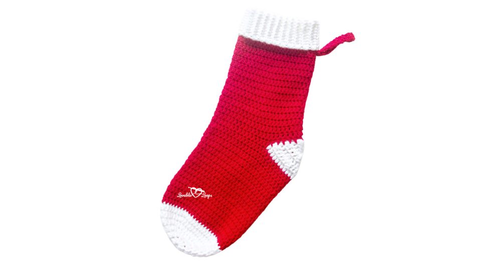 Free & Easy Classic Crochet Christmas Stocking Pattern