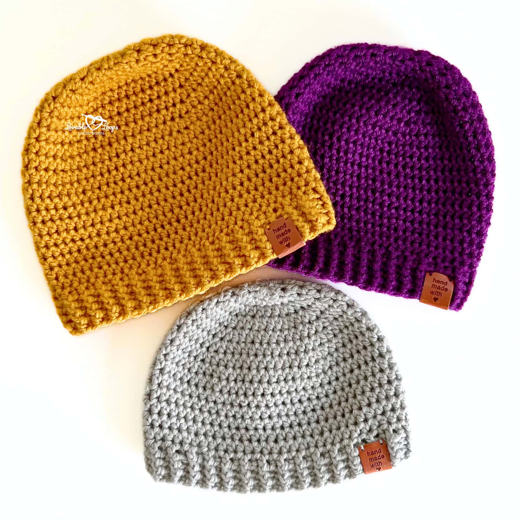 Easy Crochet Beanie Pattern – Free & Beginner Friendly