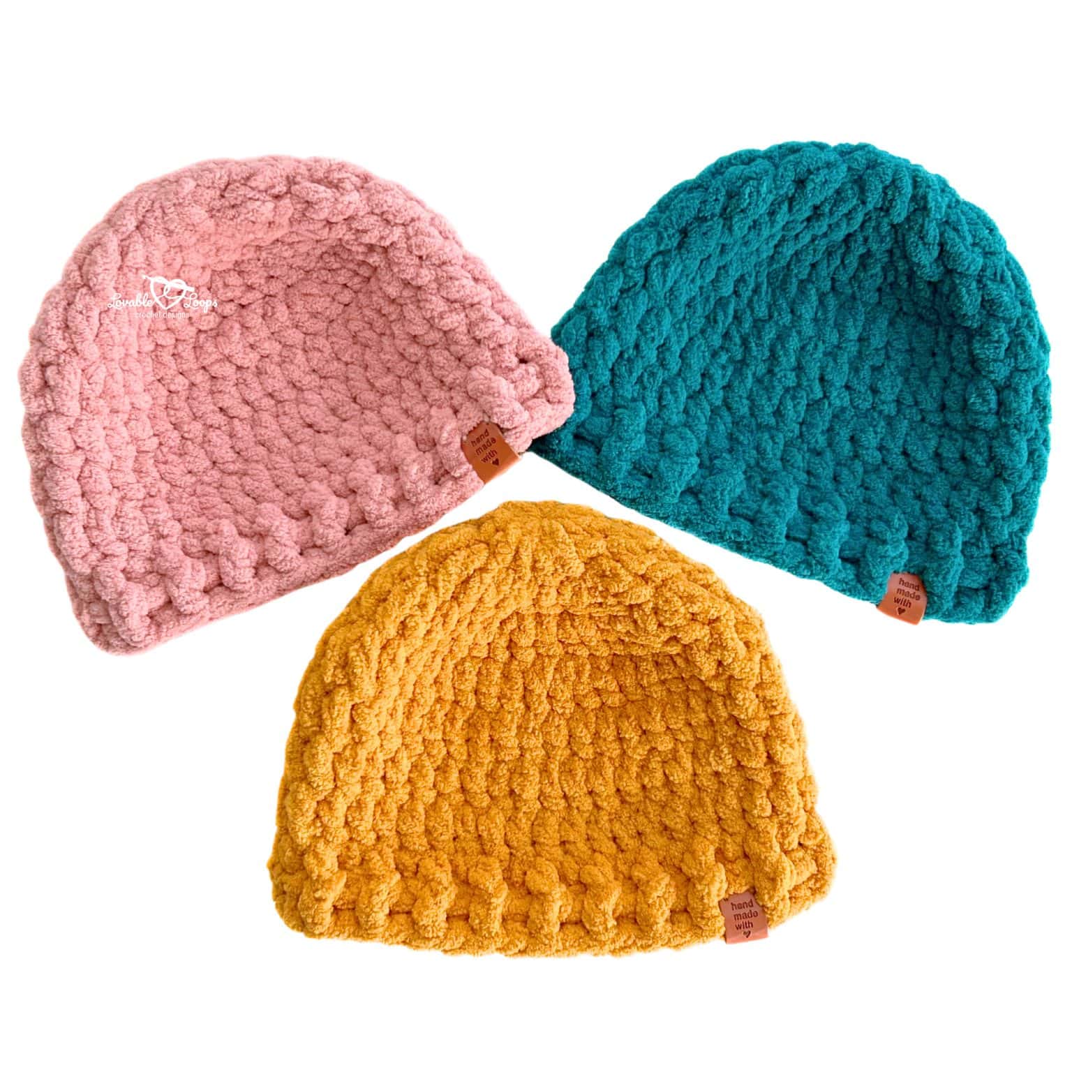 Free Crochet Beanie Hat Pattern – Beginner Friendly & All Sizes!