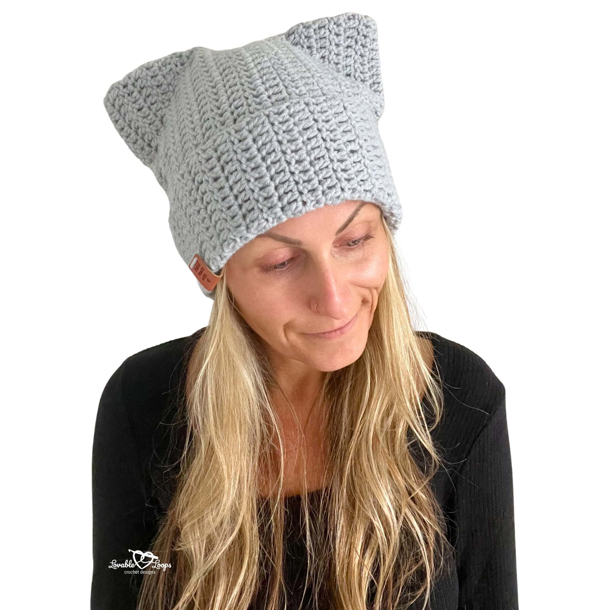 Free Crochet Cat Beanie Pattern – Cute Cat Ear Hat Tutorial