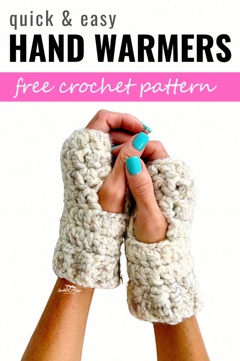 Free Crochet Hand Warmers Pattern – Easy & Cozy Design