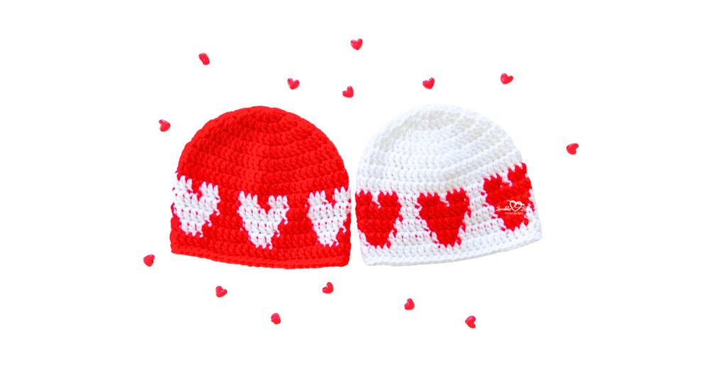 Crochet Baby Hat Pattern – Easy Crochet Heart Hat Pattern